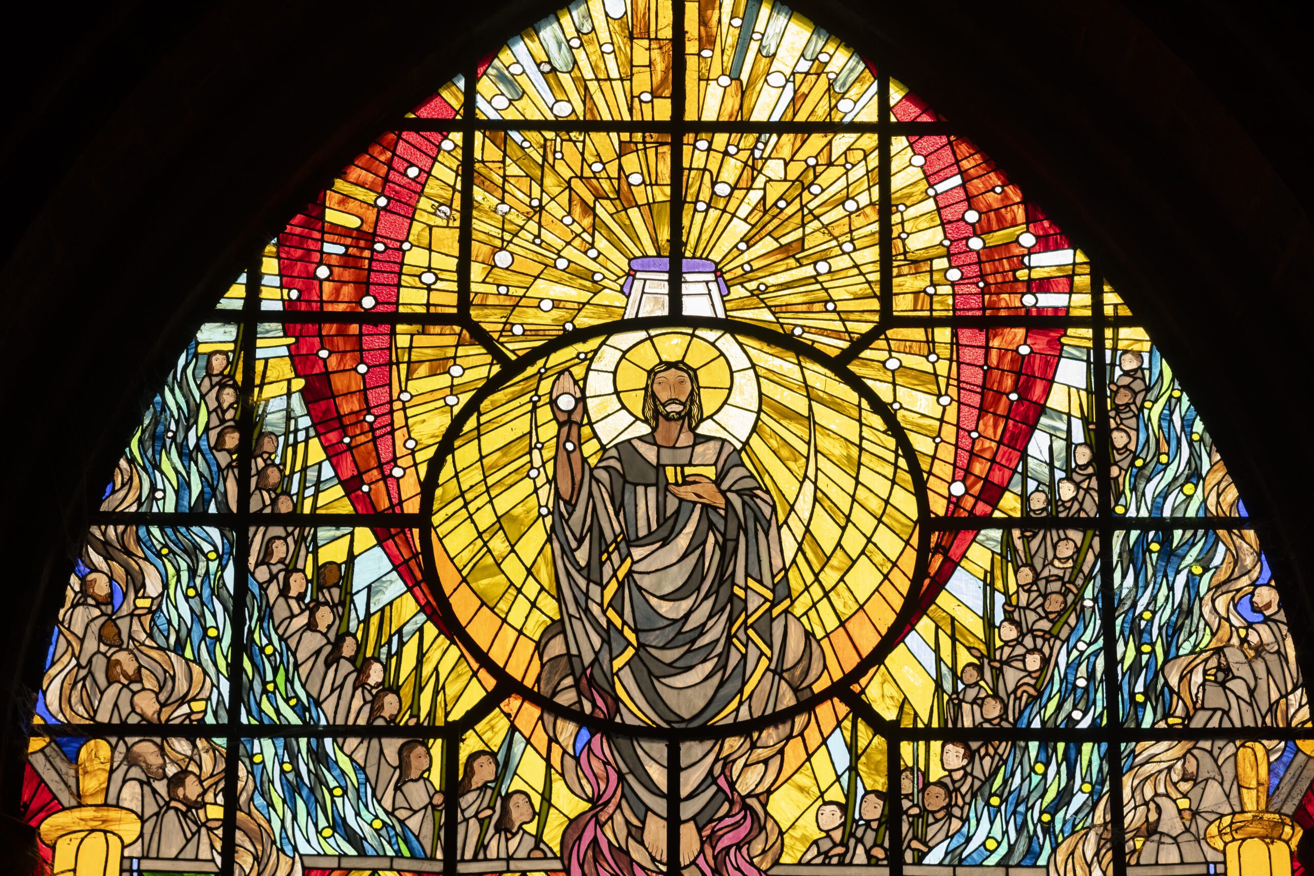 Jesus Christ Stained Glass - Christian Leader